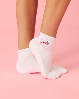 Limited Edition Valentine's Day Socks in White – Eleven Eleven